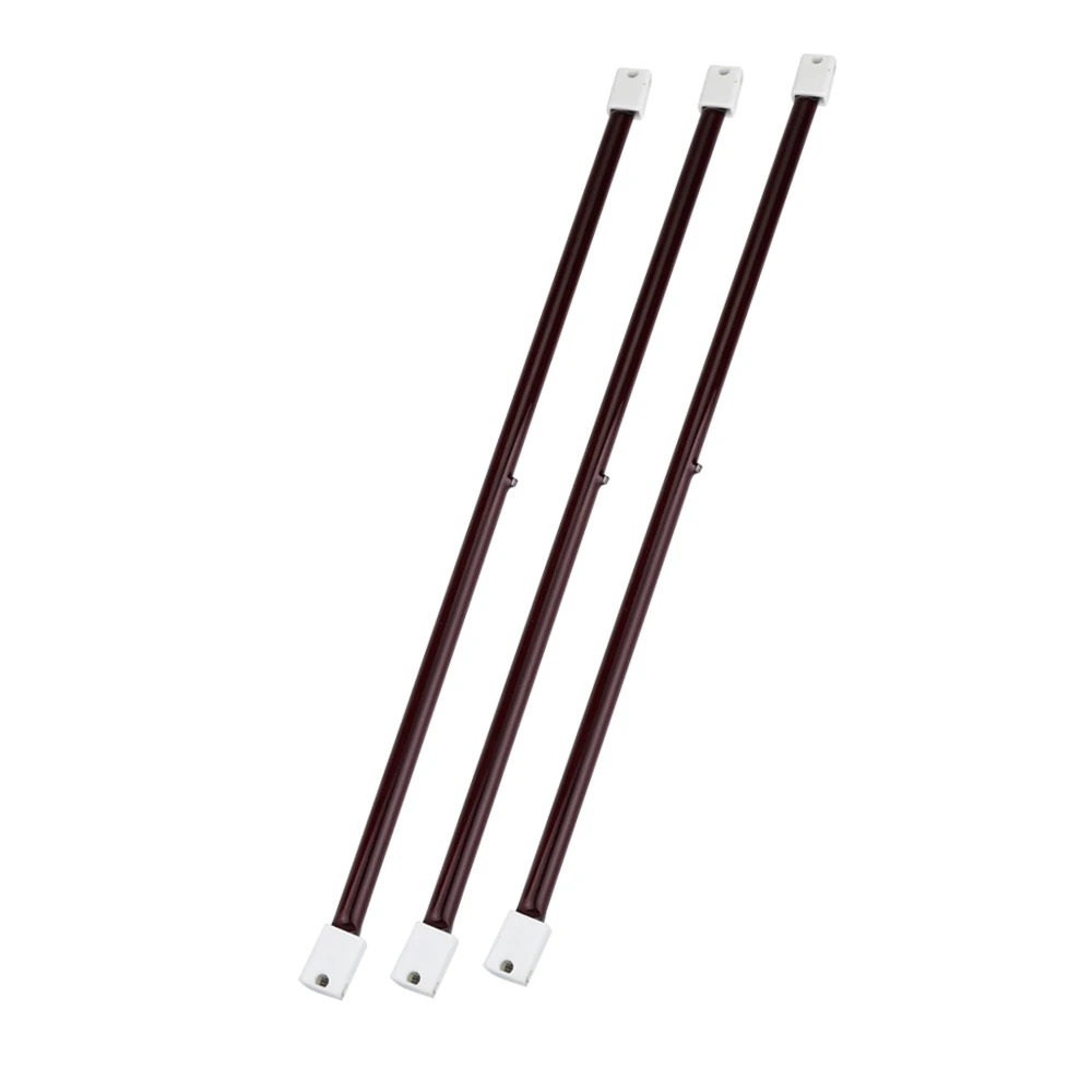 4 pieces of 500mm 1KW 220V Ruby Color Halogen Infrared Quartz Tube IR ...