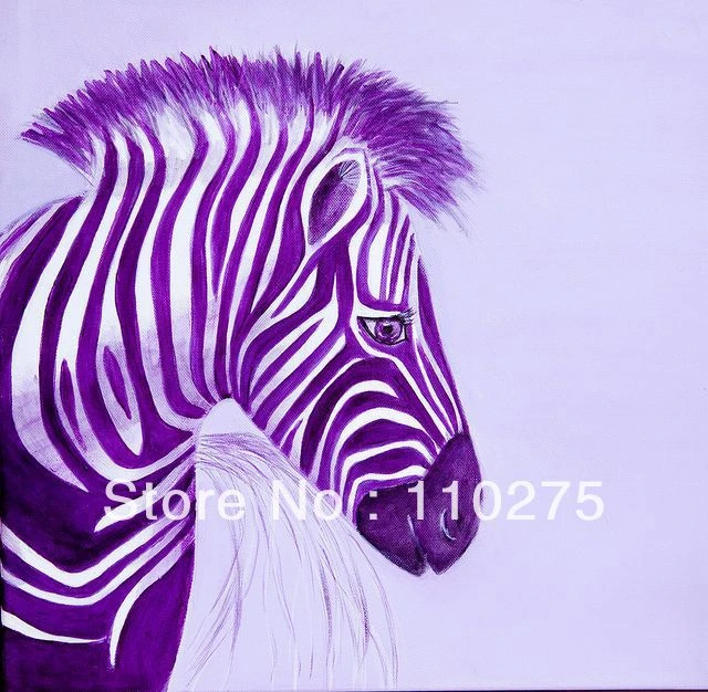 Purple Zebra Room Decor