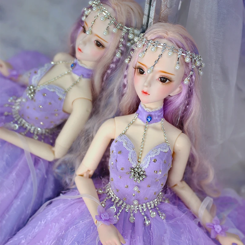 DBS 1/3 BJD doll mechanical joint Body With makeup,Including hair,eyes ...