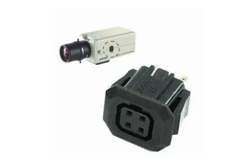 100PCS Auto iris lens socket 4pin hole camera base CCD lens SOCKET|iris ...