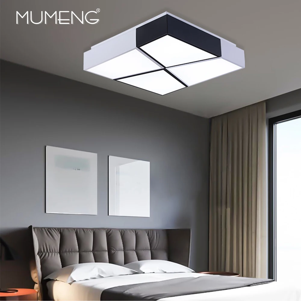 Modern LED Ceiling Light Creative Simple Luxury Lighting Fixture Office ...