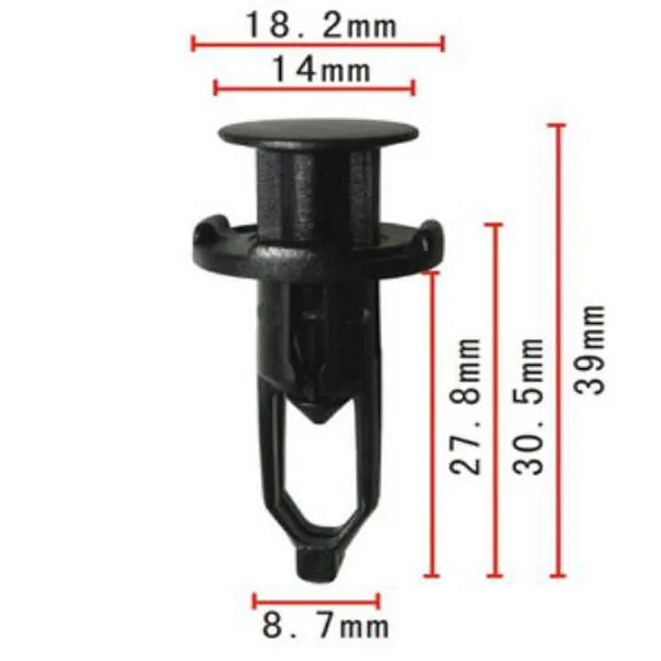 10-Rear-Bumper-Cover-Push-Retainer-Fit-Toyota-52161-16010-52161-02020 ...