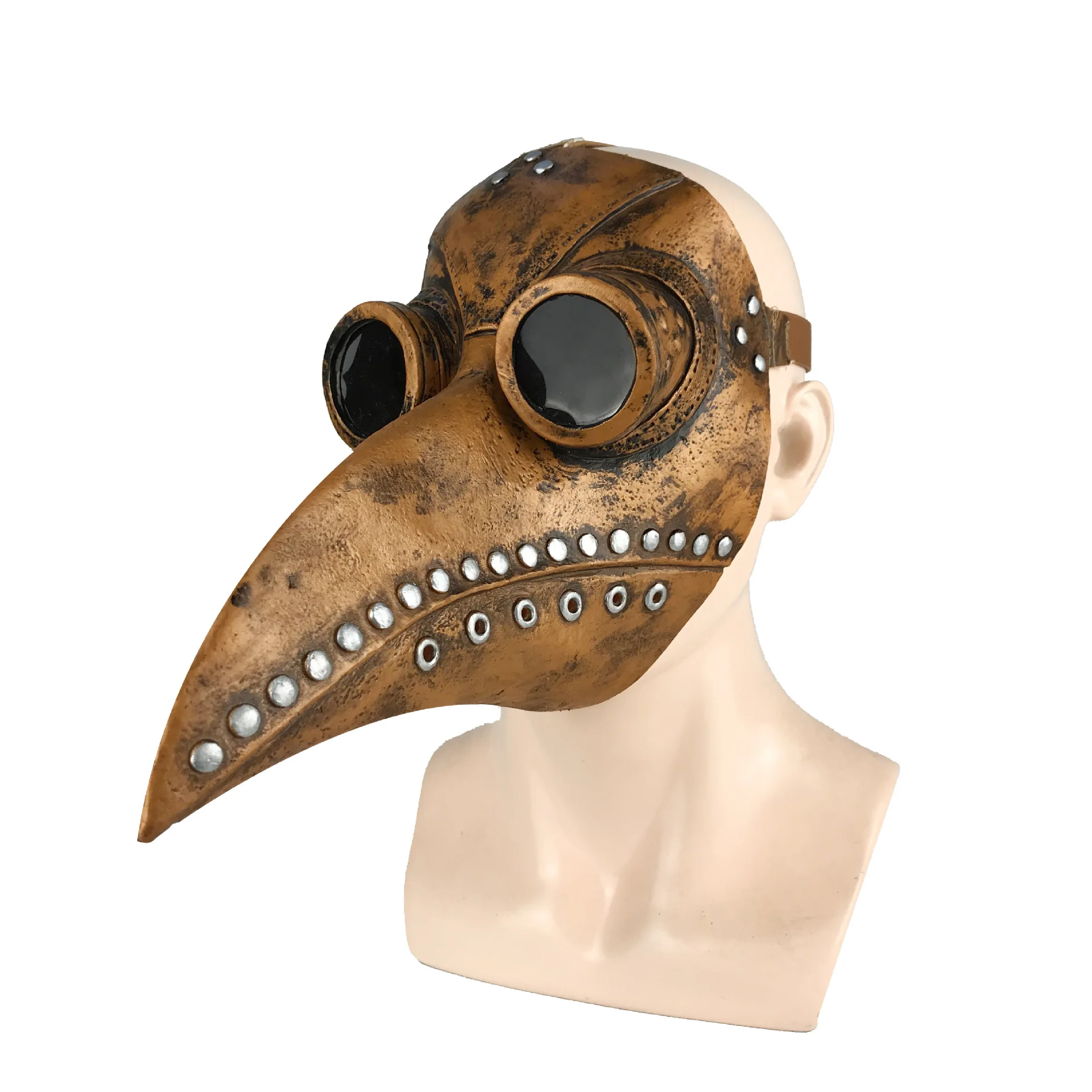 Steampunk Plague Doctor Bird Beak Punk Cosplay Mask - AllCosplay.com