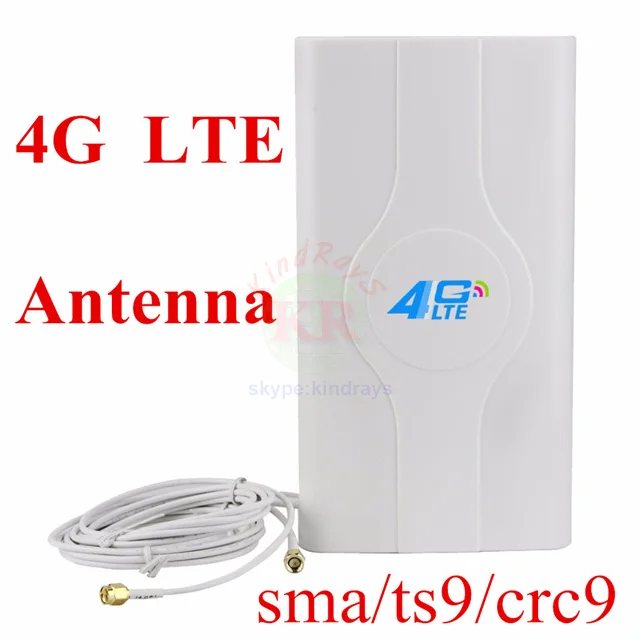 4G LTE antenna 40dBi SMA ts9 crc9 Connector Wireless 4G router antenna ...