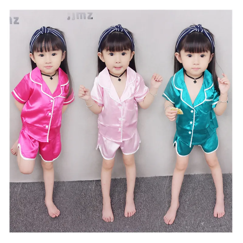 Brand Sleeping Suit Toddler Girls Clothes Kids Summer Nightwear Cartoon ...