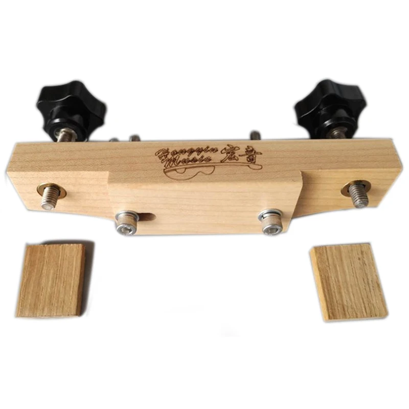 Durable Solid Wood Acoustic Guitars Bridge Caul Clamp with Cork Gasket ...