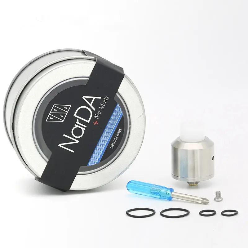New Narda RDA Atomizer 304 Stainless Steel tank DIY Rebuidable Dripping ...
