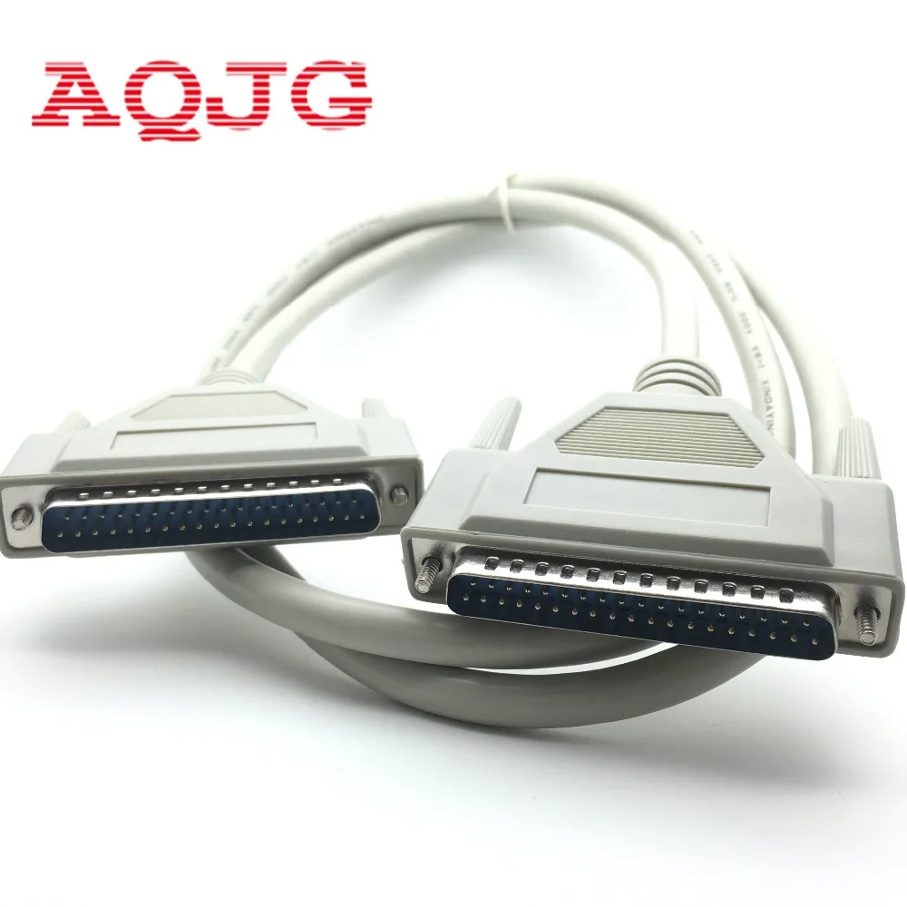 DB37 37Pin Male to male M/M Serial Port Extend DATA Cable Cord Printer ...