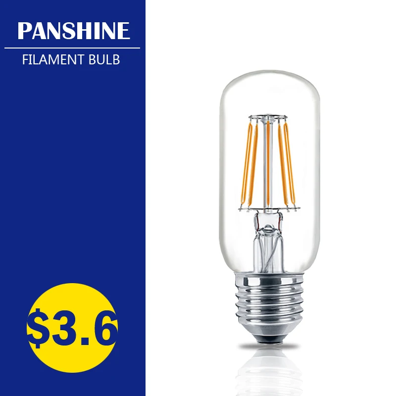 MRDENG-LED-Light-Bulbs-E26-120V-2W-4W-T12-Dimmab-Filament-Bulb-Led-Tube ...