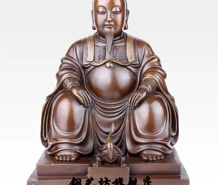 10" China Taoism God Xuan Wu Da Di Great Zhenwu Bronze Statue|statue ...