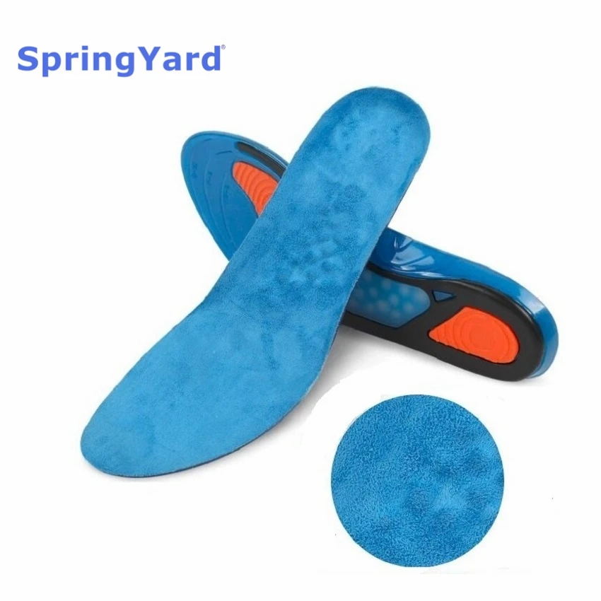 SpringYard Gel Shock Absorption Sport Insoles Shoe Pad Cushion ...