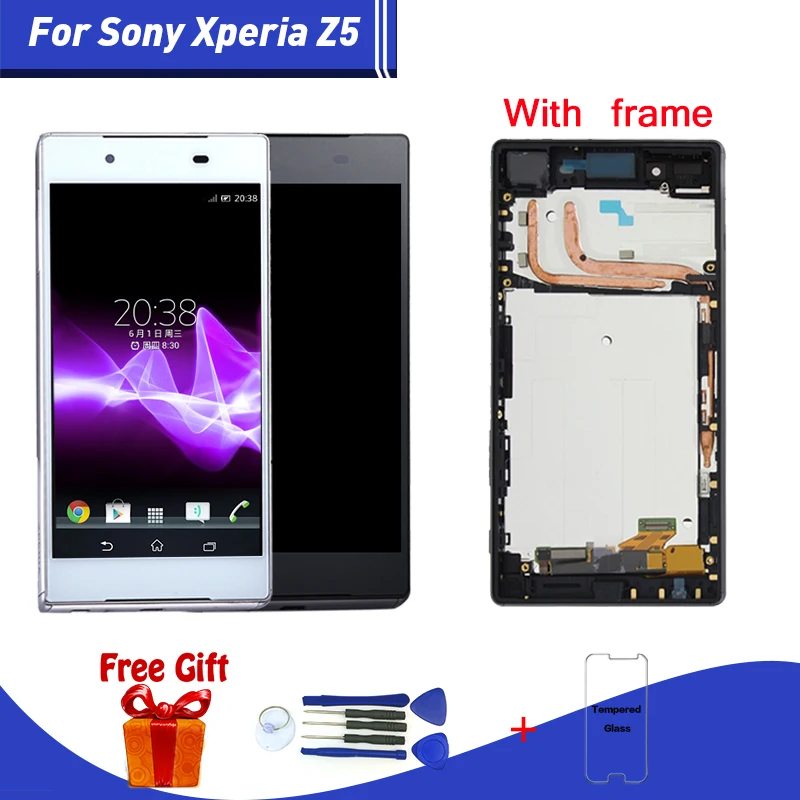 Para Sony Z5 Replacements display lcd de Tela Para Sony Xperia Z5 Dual ...