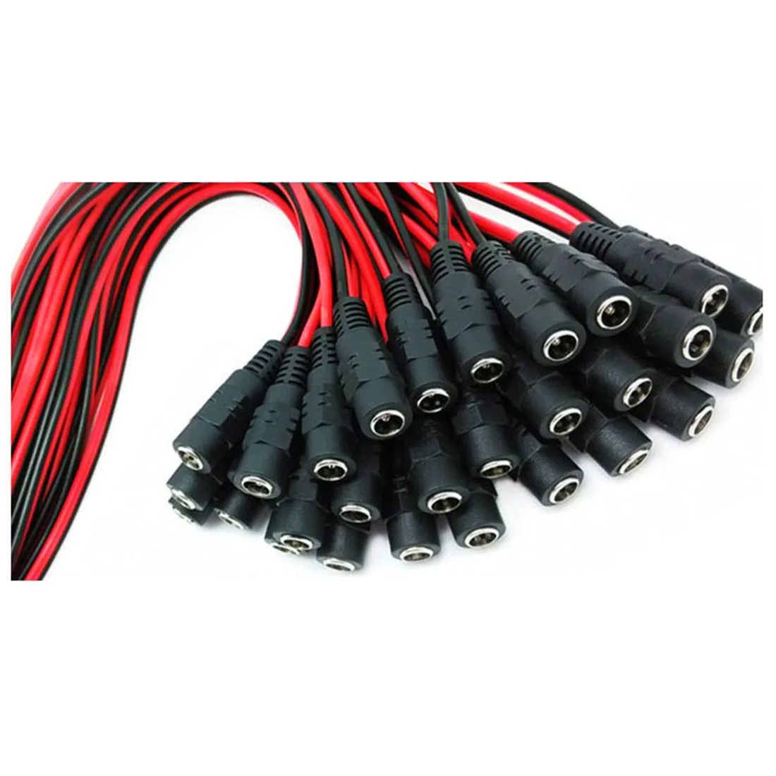 MAHA Top 20 pcs 5.5 x 2.1mm Female DC Power Jack Plug CCTV Camera power ...