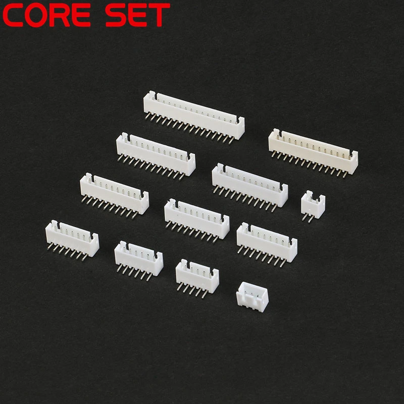 50PCS/Lot XH2.54 Right Angle Pin Header Connector 2P 3P 4P 5P 6P 7P 8P 9P 10P 11P 12P 13P 14P ...