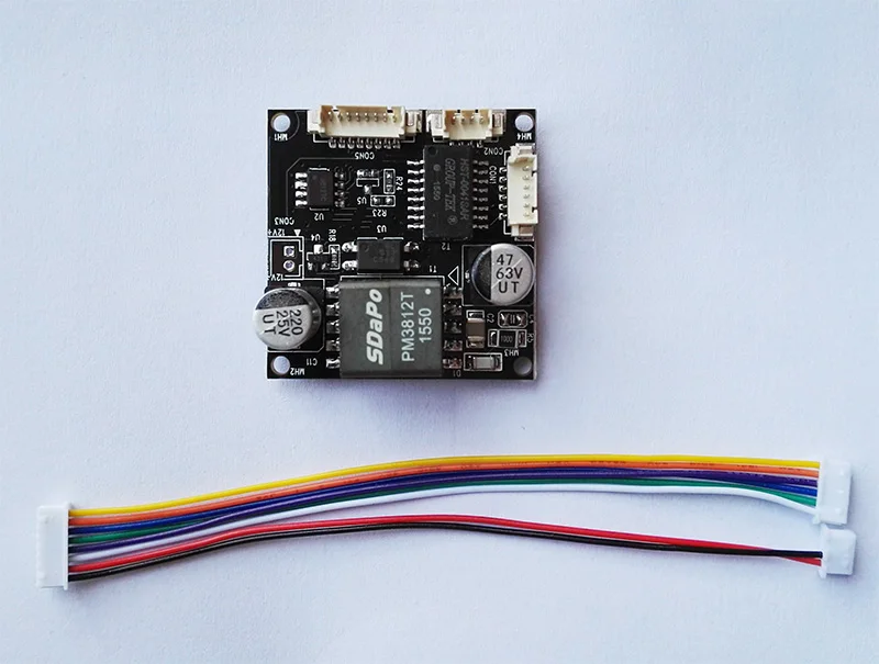 보안 CCTV 네트워크 IP 카메라 보드용 PoE 48V 모듈 보드, 이더넷을 통한 전원 12V 1A 출력 IEEE802.3af ...