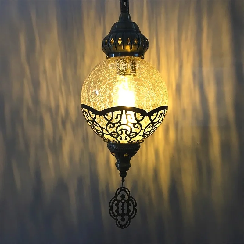 Newest style Turkey ethnic customs handmade lamp romantic cafe ...