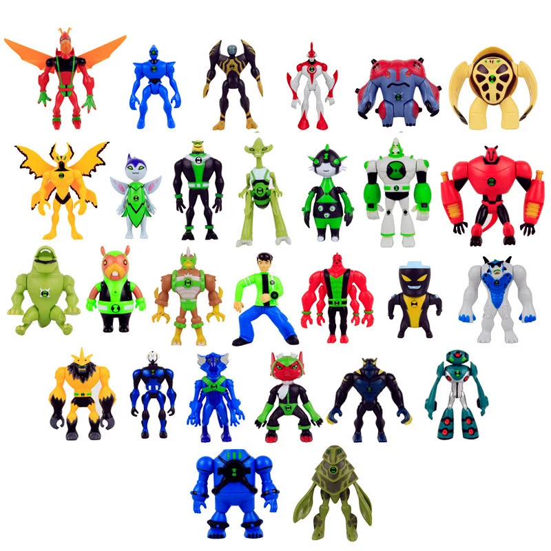 Ben 10 Omniverse Action Figures Tennyson Wildmutt Alien Swarm Force ...