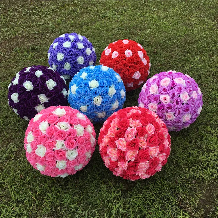 New 20cm Wedding Flower Ball Table Centerpiece Decoration Artificial ...