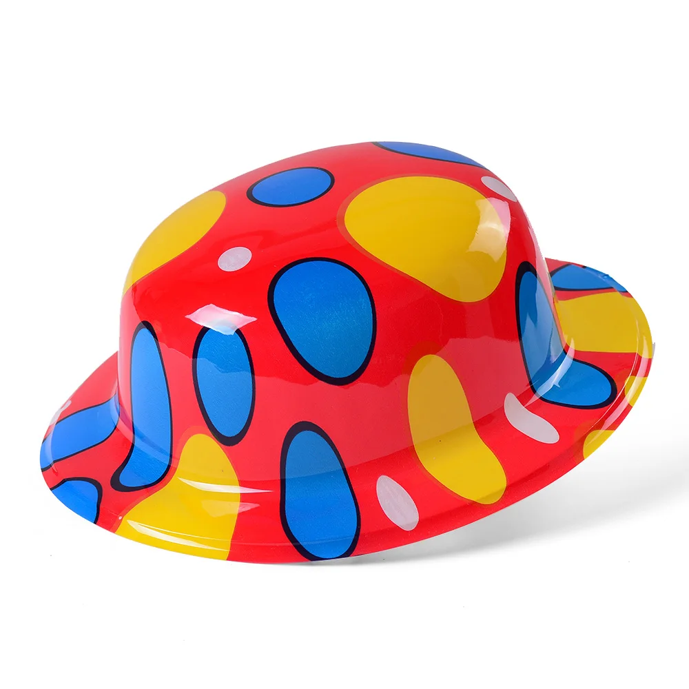 printed party decorations Middle size plastic party round hats ...