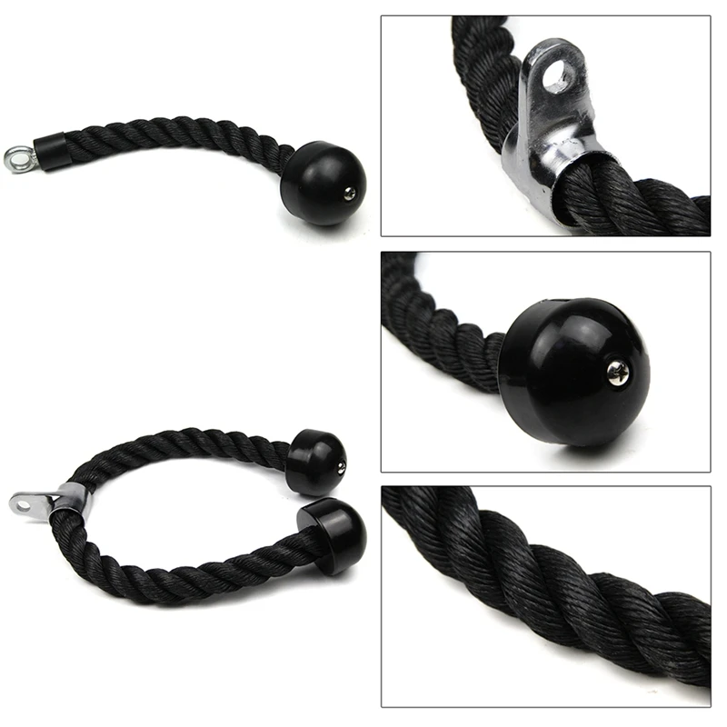 Biceps Rope Abdominal Crunches Cable Pull Down Laterals Biceps Muscle ...