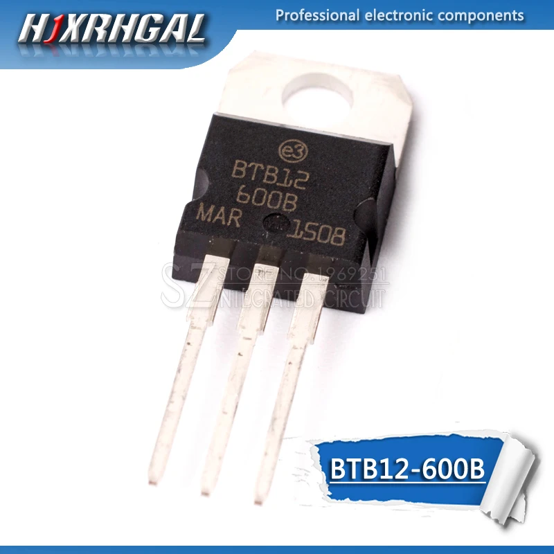 10 pcs BTB12 600B BTB12 600 TO220 PARA 220 BTB12 BTA12600|Circuitos integrados| - AliExpress