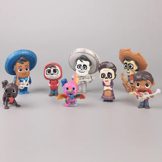 Best Price 8pcs coco Disney figures Anime Figurine Toy Miguel PVC ...