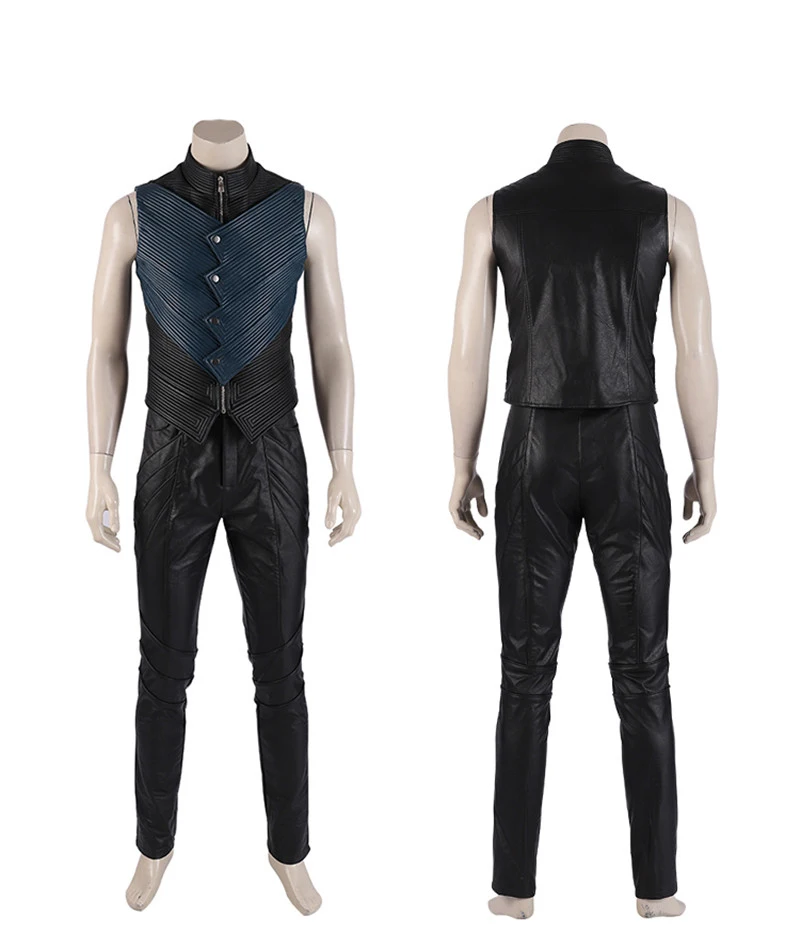 DMC5 костюм Вергилия наряд косплей злой Данте братец вергил кожаный ...