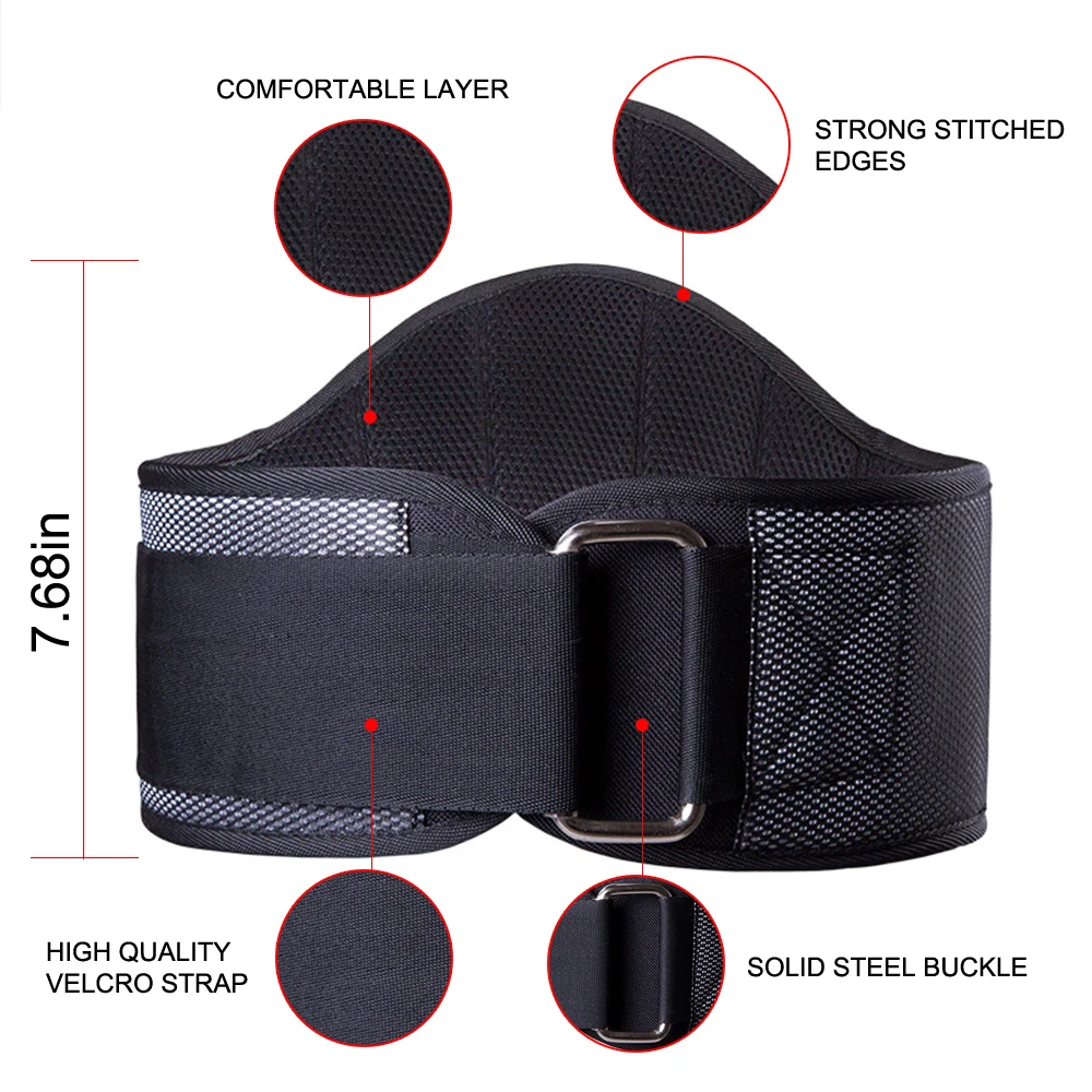 Durable Nylon Weight Lifting Belt - Mountainotes LCC Outdoors and Fitness