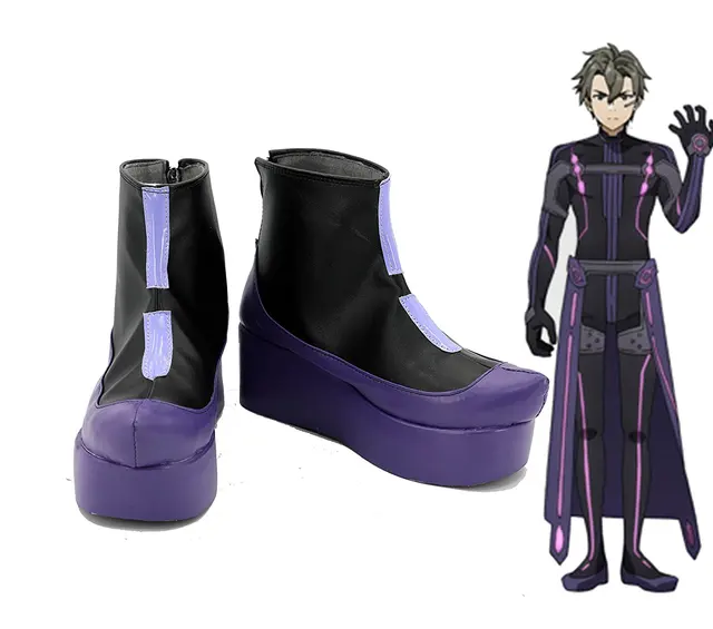Sword Art Online Ordinal Scale Eiji Cosplay Boots Shoes - AllCosplay.com