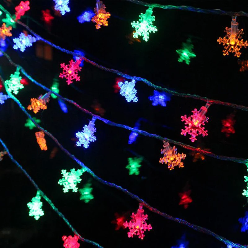 10M 100 LED Snow Led string light AC220V Christmas Outdoor Indoor ...