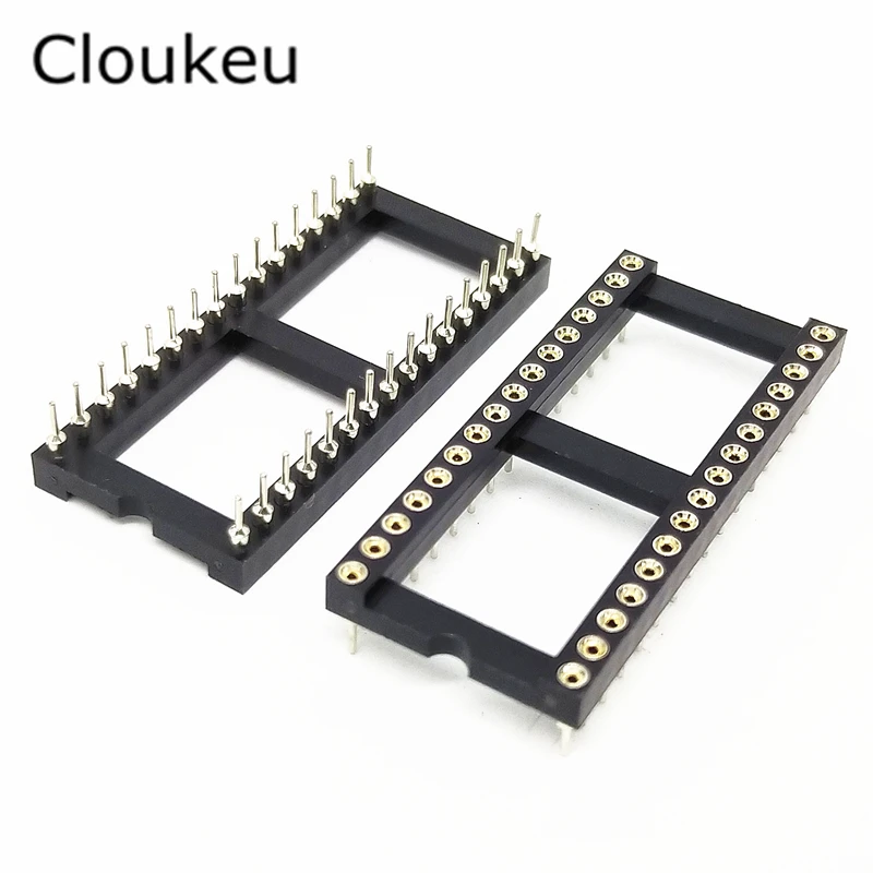 10pcs Wide Round Hole Ic Sockets 32 Pin Dip Ic Sockets Adaptor Needle - Connectors - AliExpress