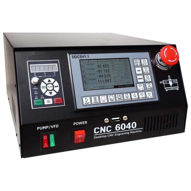 Cnc Control Box Dsp 4axis Ac Spindle Drive 4axis Cnc Control Box Mach3 ...