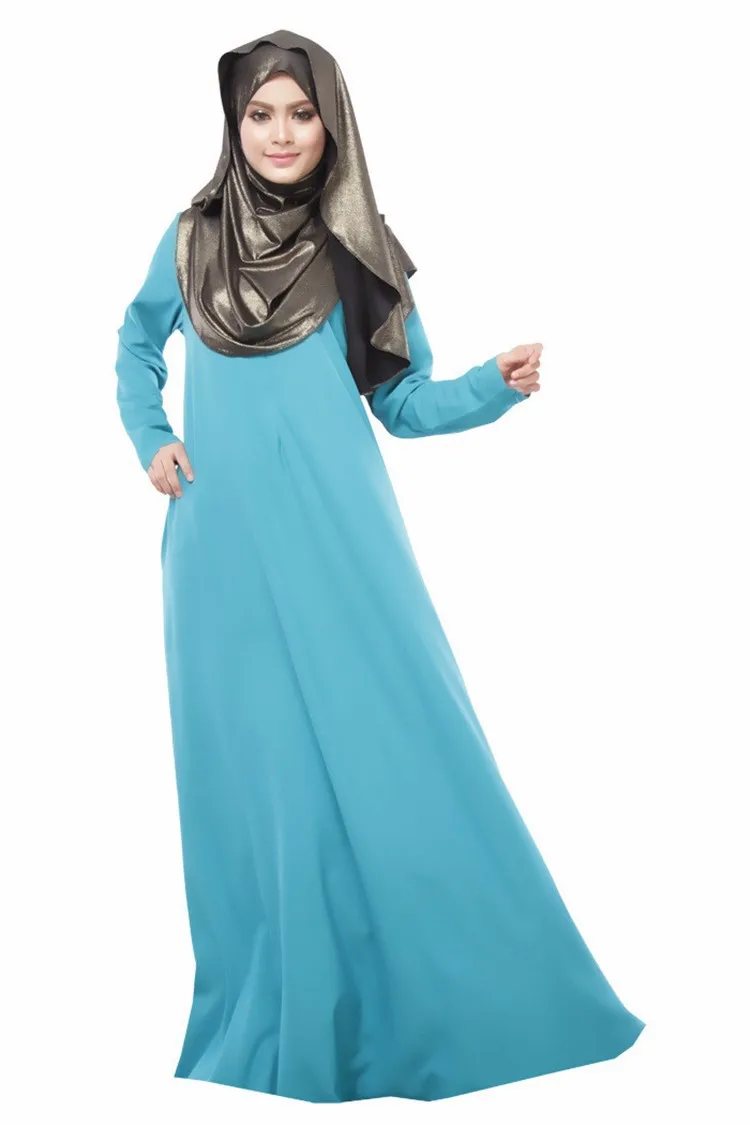 2016 Moslim Jurk Abaya Islamitische Kleding Voor Vrouwen Lange Mouwen ...