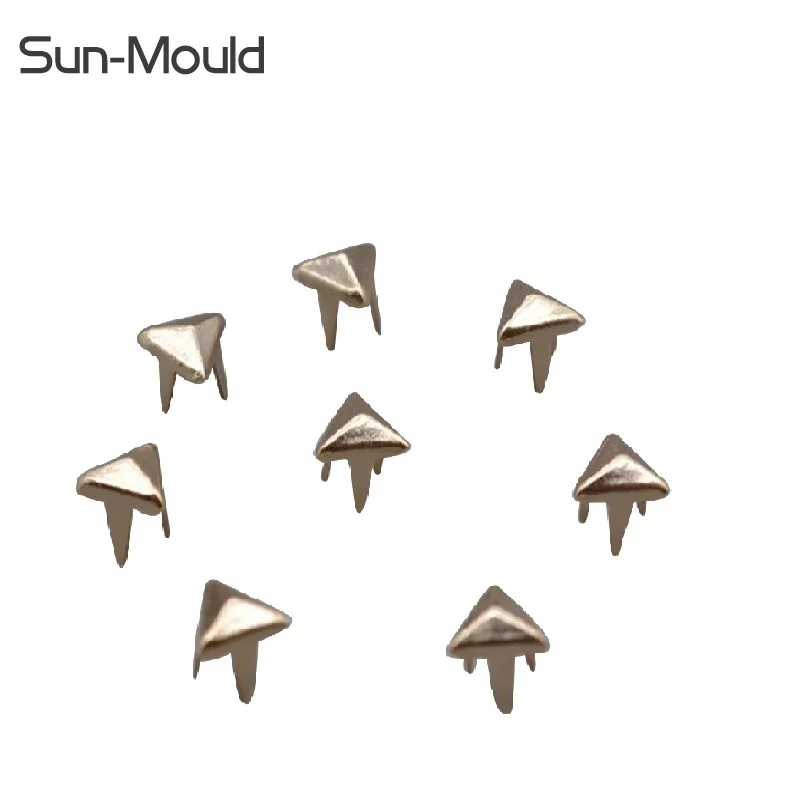 500pcs-lot-leather-shoes-bag-triangle-flat-rivet-Black-gold-rivet-screw ...