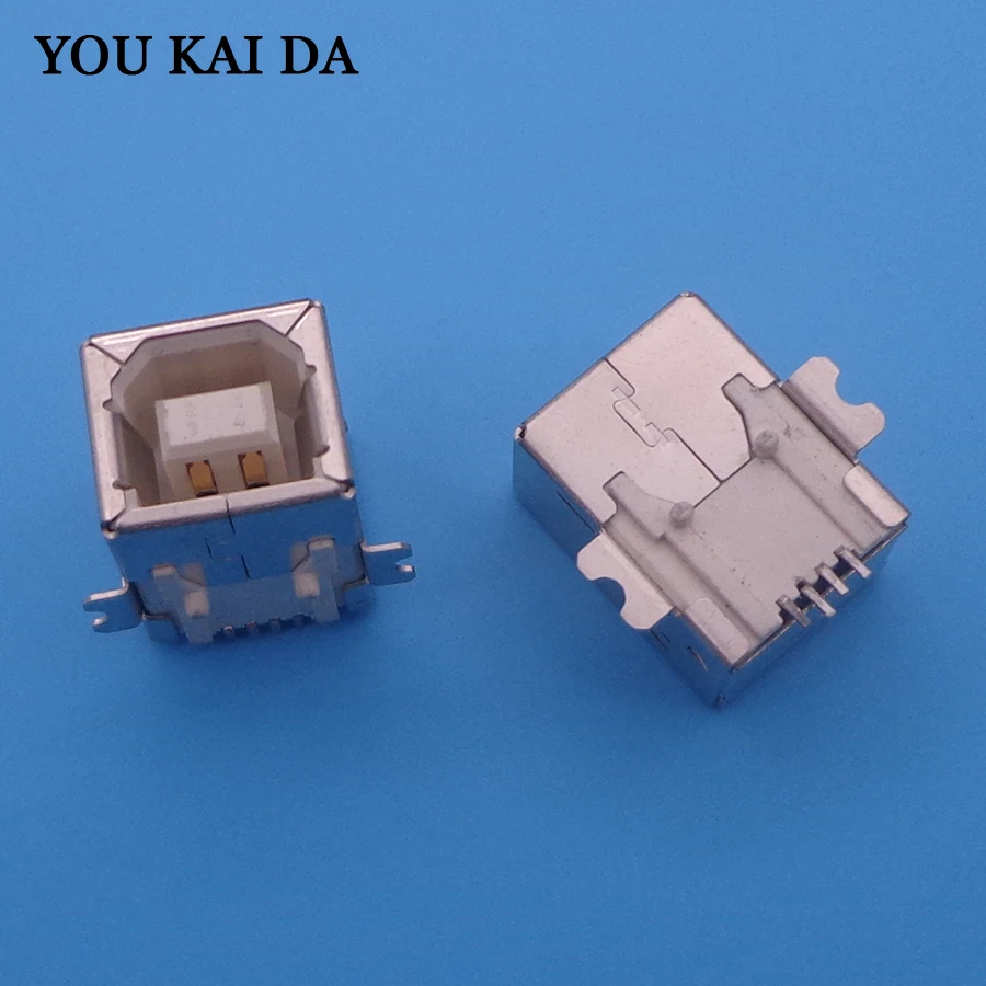 Conector USB tipo B, Puerto hembra PCB SMD, placa de circuito impreso ...