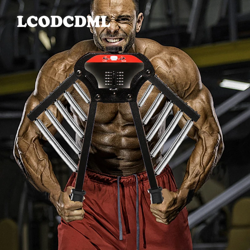 Adjustable Grip strength bar 20/60kg men's chest muscle chest training ...