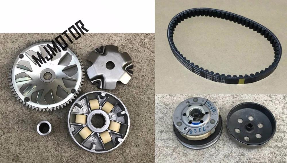 Today 50cc Variator Set With Rollers / Clutch / Drive Belt For ...