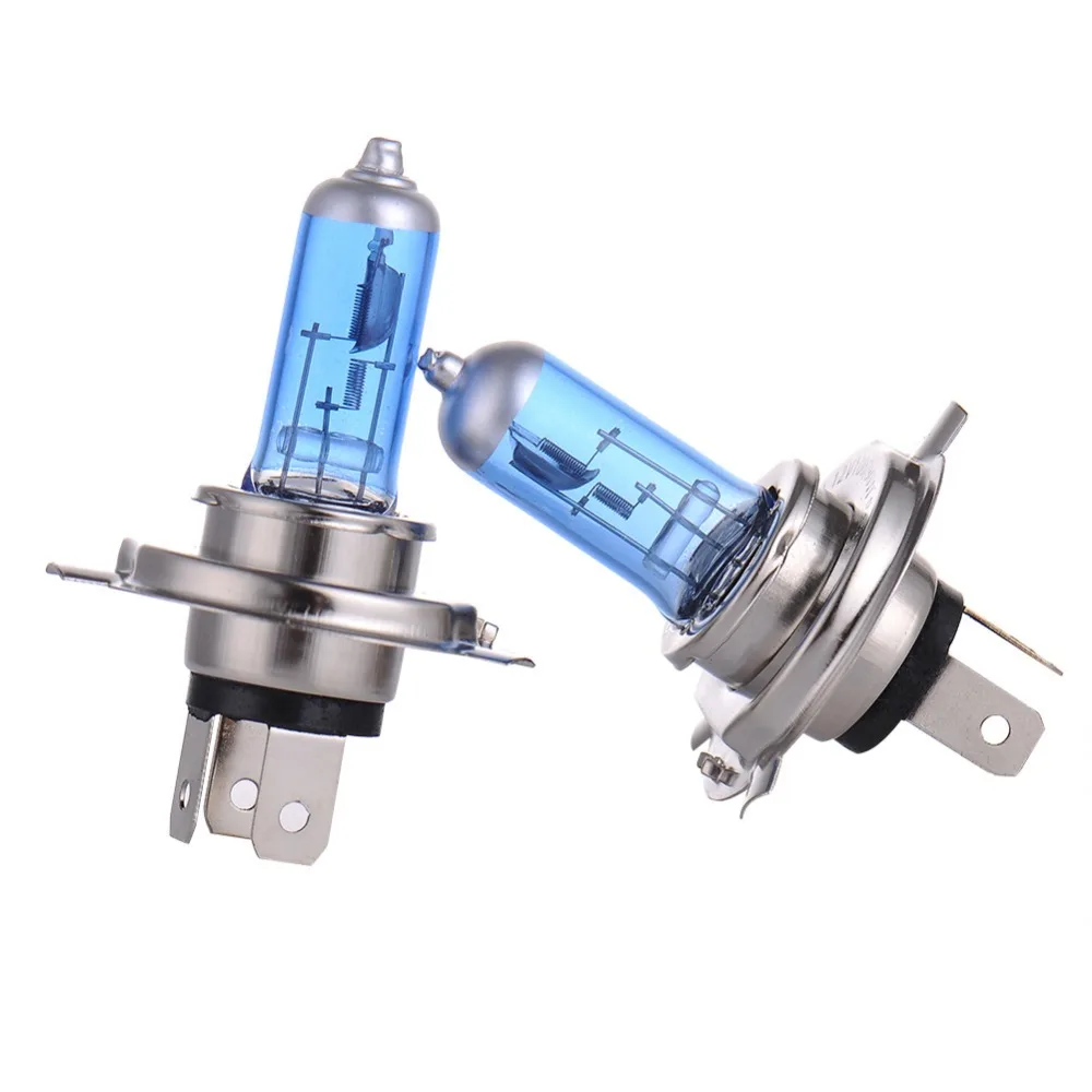 2pcs H4 Super Bright White Yellow Fog Halogen Bulb 100W Car Head Light ...