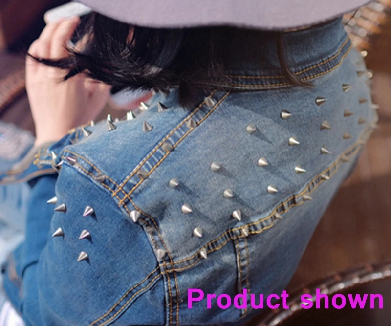 RIVET,7(7x10mm)10PCS--Clous de rivet de vêtement punk en laiton de 7mm ...