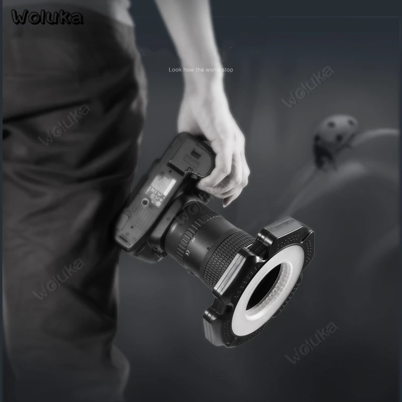 Кольцо для фотосъемки, световая линза для камеры, светодиодный макро ...