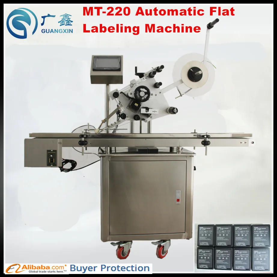 MT 220 Automatic Flat Labeling Machine,flat Bottle adhesive Labeling ...