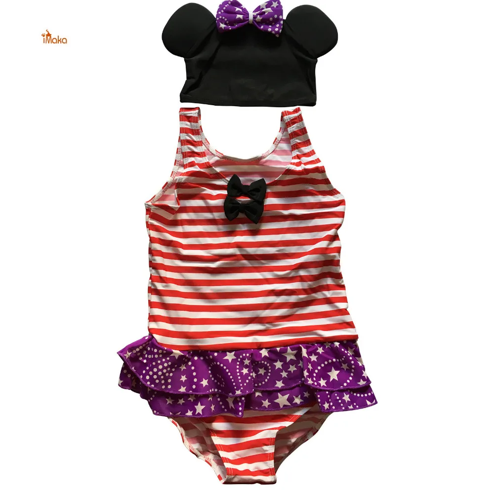 2017 Kids Swimmer girls bathing suit infantil swimwear for girls girls ...