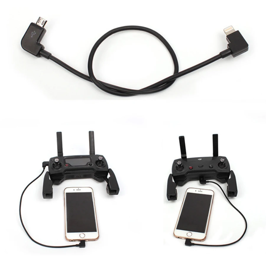 Data Cable for DJI Mavic Mini/Pro/Air/Spark/Mavic 2 Control Micro USB ...