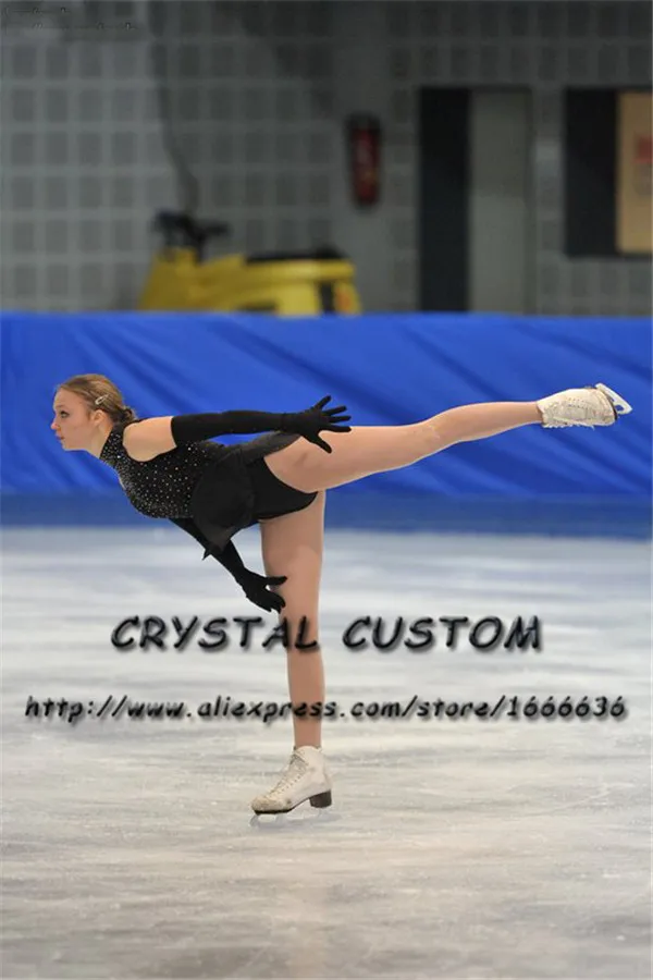 Crystal Custom Figure Skating Dresses Girls New Brand Ice Skating ...