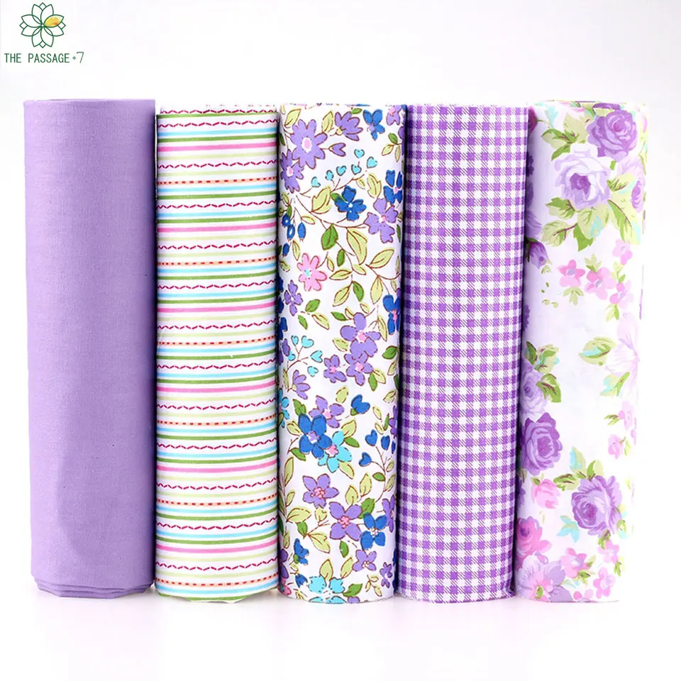 100% Cotton Fabric Tissus Telas Patchwork Fabric Fat Quarter Bundles Fabric For Sewing DIY ...