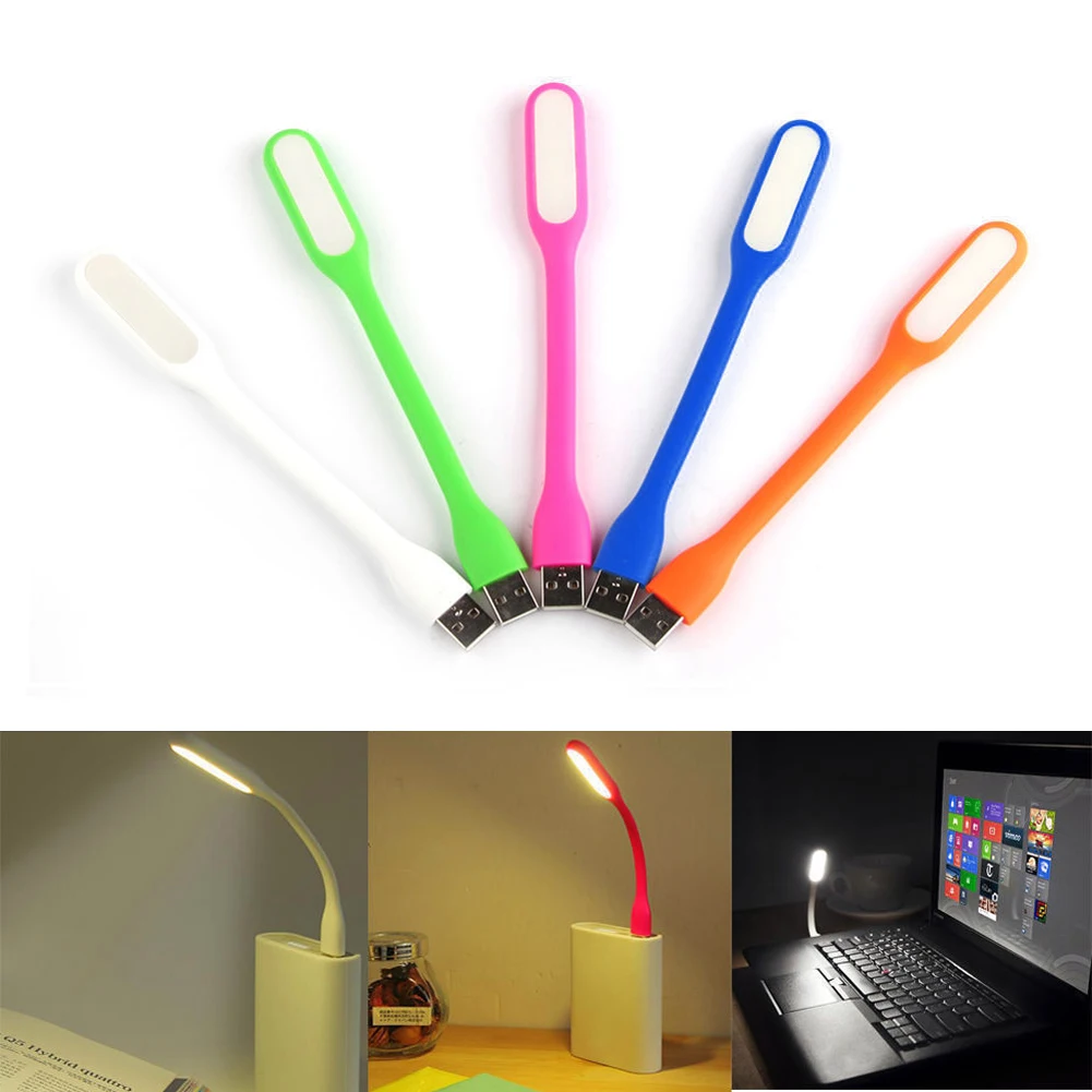 Mini Bendable USB LED Lamp Portable Keyboard USB Light for Macbook ...