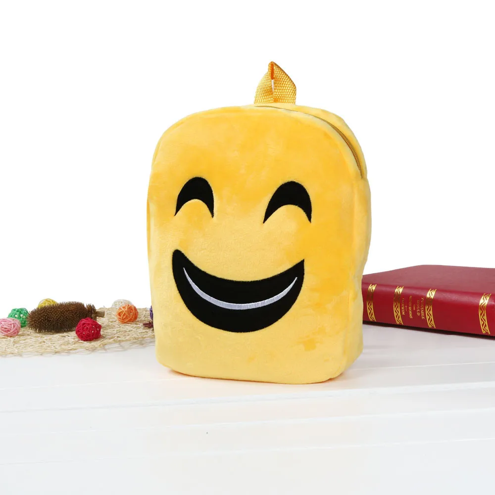 10 style Cute Children School Bag Emoticon mochila feminina Satchel ...