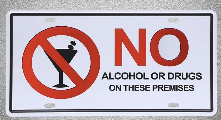 1-pc-No-Alcohol-Drugs-sign-warning-premises-plaques-Tin-Plates-Signs ...