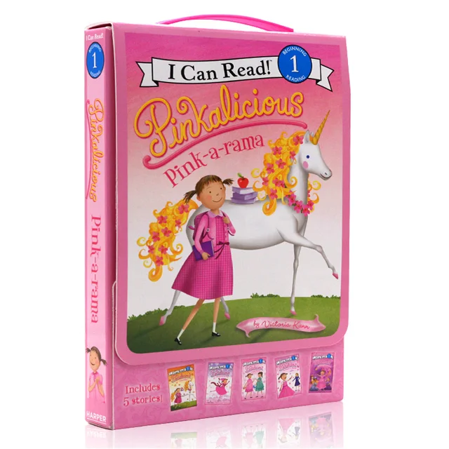 5 books/set I can read Pinkalicious pink a rama Phonics picture books ...