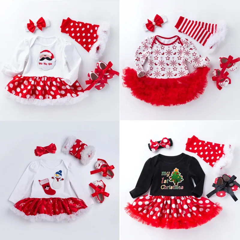 Hot-Christmas-Baby-Girl-Clothes-Sets-Cute-Romper-Lace-Dress-Tutu ...